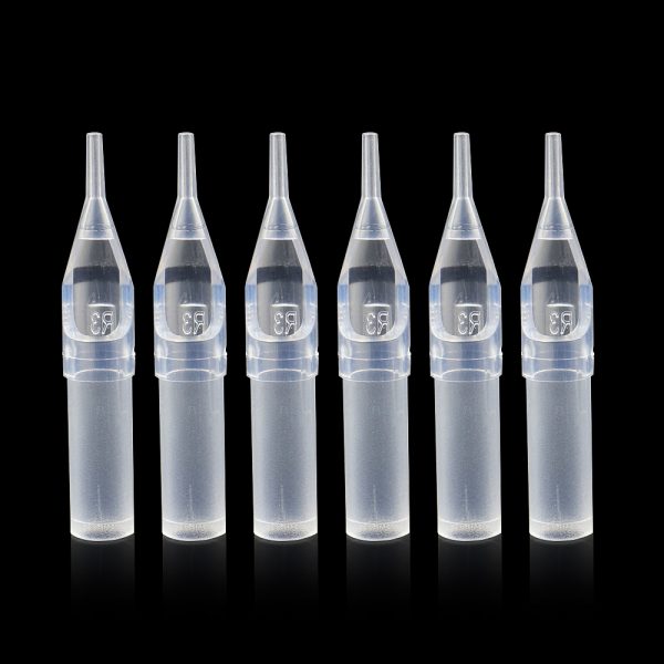 Disposable Premium Clear Tips - 50pcs/box - Justat Tattoo Supplies