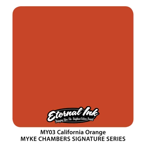 Eternal Ink Myke Chambers California Orange - 1oz - Justat Tattoo Supplies